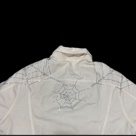 Sp5der Worldwide | Jackets & Coats | Spider Sp5der Worldwide Rhinestone ...